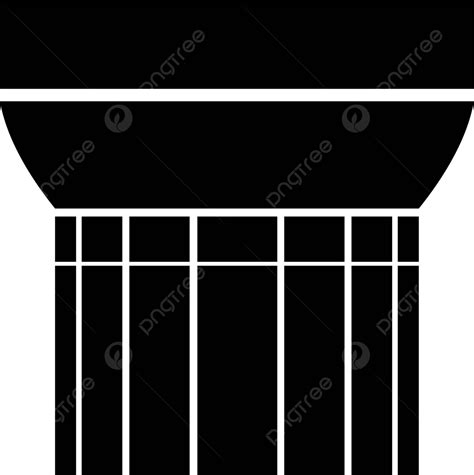 Ionic Columns Doric Columns Clipart