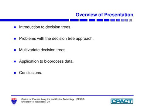 Ppt Multivariate Decision Trees For The Interrogation Of Bioprocess Data Powerpoint