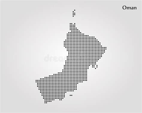 oman vector map with infographic elements pointer marks stock vector