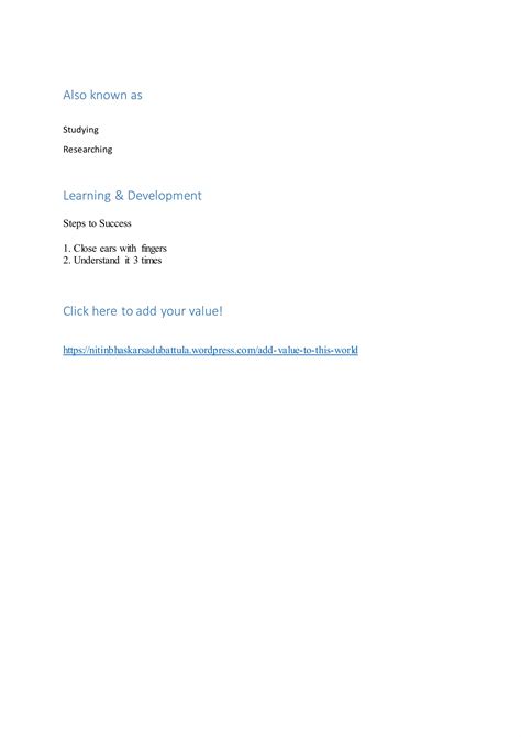 learning and development pdf