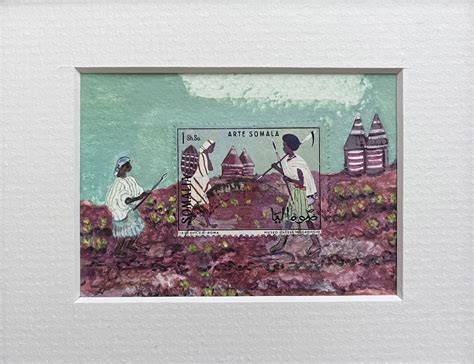Somalia Art Postage Stamp Art — Tonia Jillings Artist