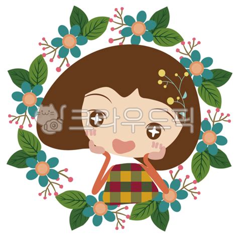 귀여운 캐릭터 만화 하니 일러스트 사진 이미지 일러스트 캘리그라피 Planote작가