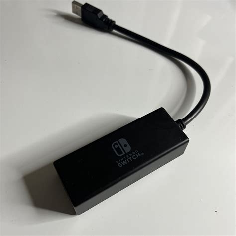 Hori Officially Licensed Nintendo Switch Lan Adapter Retro Unit