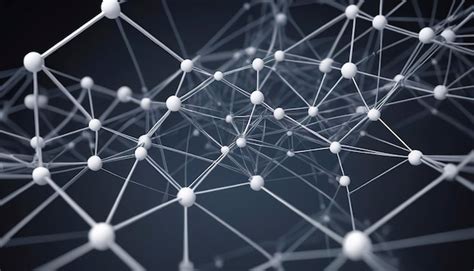 Premium Photo View Of A Abstract Connection Structure With Connecting Dots And Lines
