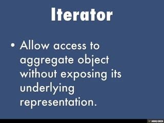 Intro To Object Oriented Design Patterns Ppt