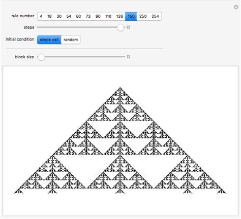 Averaged Cellular Automaton Patterns Wolfram Demonstrations Project