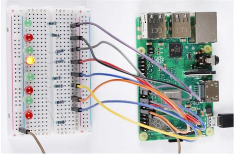 Lesson 2 Flowing Led Lights — Sunfounder Electronic Kit Documentation