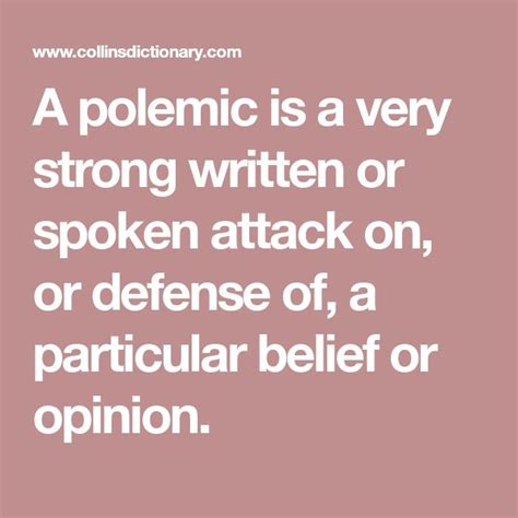 Explore The Power Of Polemics