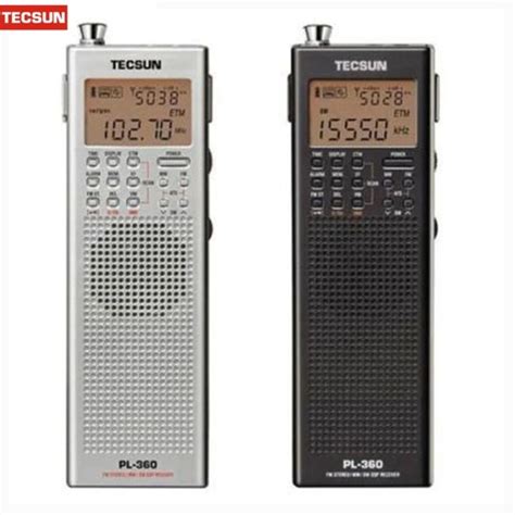 Tecsun Pl 360 Rádio Digital Portátil Usb Am Fm De Bolso Gravador