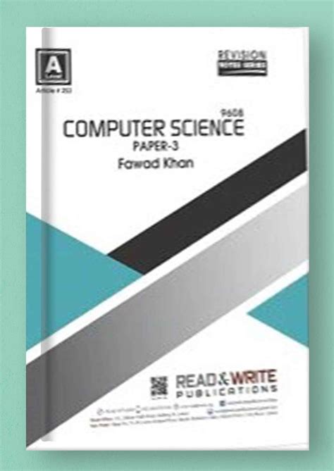 Cambridge A Level Computer Science 9618 P 3 Notes By Fawad Khan Randw