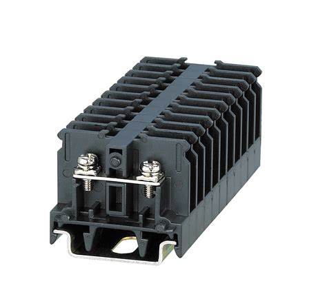 SN 10W FUJI Barrier Terminal DIN Rail Screw Terminal Block For Ring