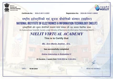 ann maria jestine on linkedin embeddedc embeddedsystems iot nielit techskills programming…