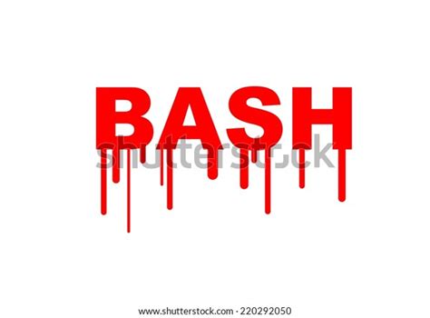 Bash Bourneagain Shell Security Hacking Problem Stock Vector Royalty