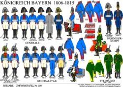 Plate 250 Kingdom Of Bavaria Generals General Staff Engineer Corps