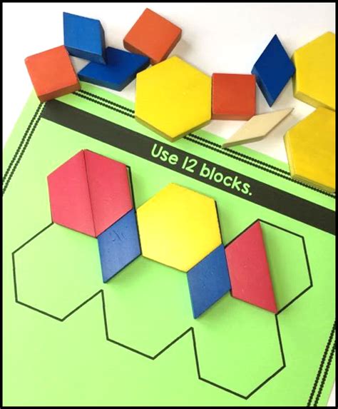 Pattern Block Logic Puzzles Mrs Winters Bliss Resources For Kindergarten 1st And 2nd Grade