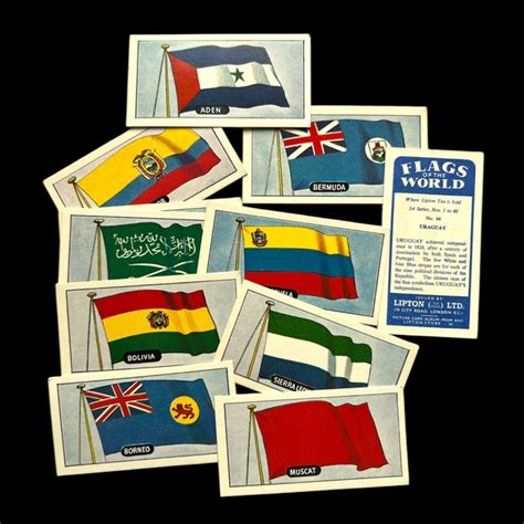 1967 Lipton Tea Flags Of The World Trade Card Pick Your Card S £2 50 Picclick Uk