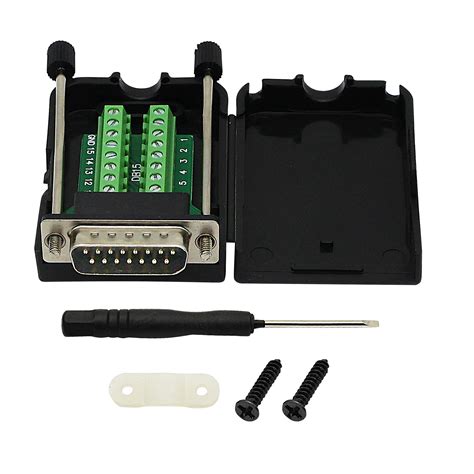 Amazon Com CERRXIAN DB Breakout Connector DB D SUB Male Solderless Serial To DB Screw