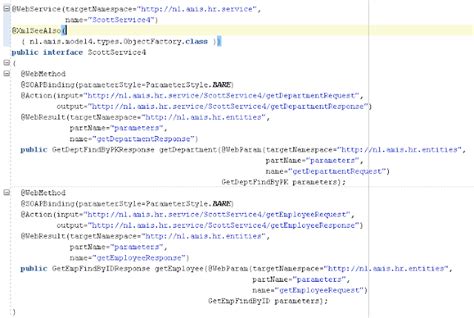 Java Oracle Soa Blog Contract First Web Service With Jdeveloper