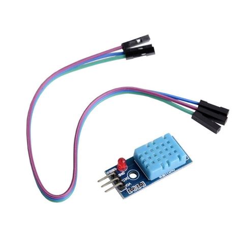 Módulo Sensor De Temperatura E Umidade Dht11 Com Led