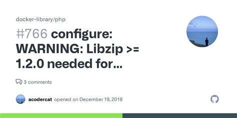 Configure Warning Libzip 120 Needed For Encryption Support · Issue 766 · Docker Library