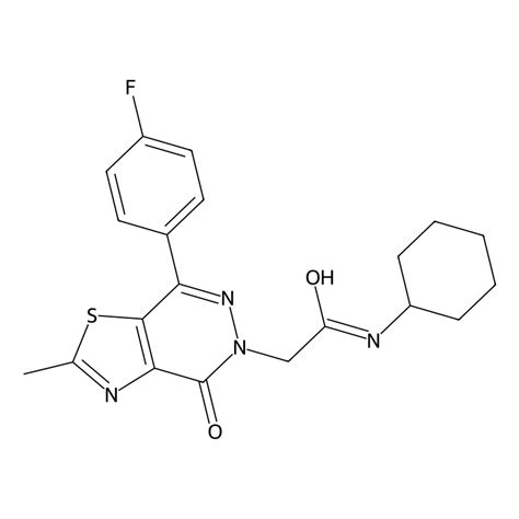 Buy N Cyclohexyl 2 7 4 Fluorophenyl 2 Methyl 4 Oxothiazolo 45 D
