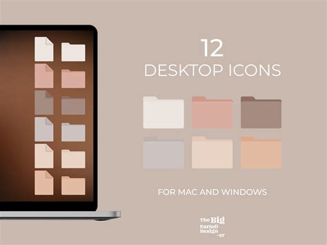 Aesthetic Nude Desktop Folder And Document Icons Pack Macos Etsy