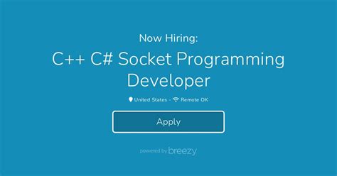 C C Socket Programming Developer At Jay Analytix