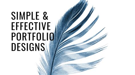 Creating A Standout Portfolio Website Simple Yet Effective Designs