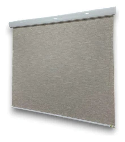 Cortina Rolo Blecaute 0luz C Bando 170l X 170a Cor Marrom