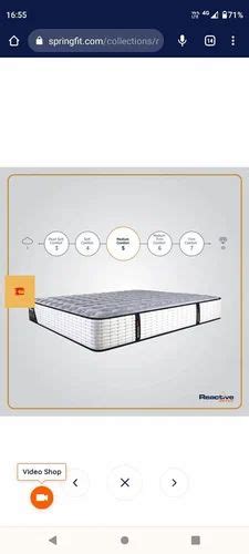 Springfit Reactive Ortho Mattress At East Marredpally Secunderabad ID