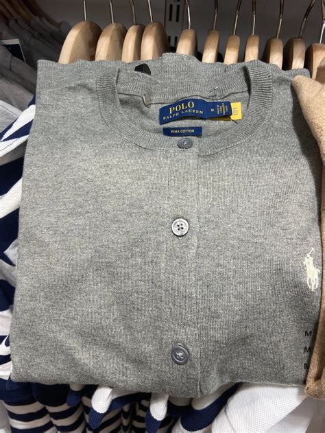 폴로 랄프로렌 여성 피마코튼 가디건 상품 상세 크로켓