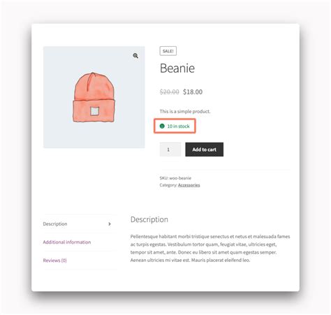 How To Remove Woocommerce Stock Messages