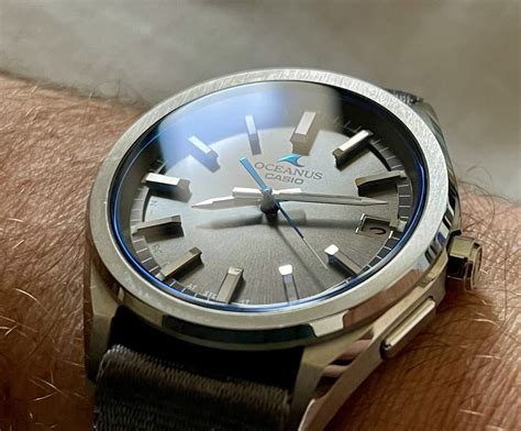 Casio Oceanus T200 Japan Special Edition On Gray Seatbelt Nato My New