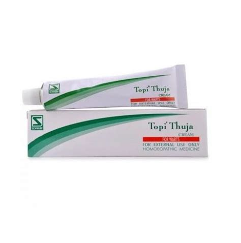 Dr Willmar Schwabe Topi Thuja Cream Excrescences Abnormal Outgrowths