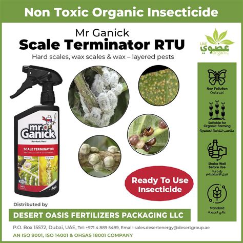 Our Organic Insecticide Scale Terminator Is Now Available In Dubai