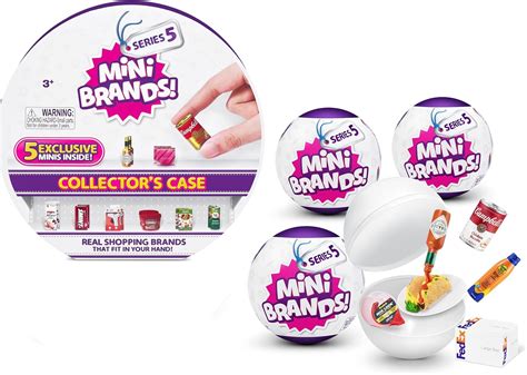 Mini Brands Series 5 Collectors Kit By Zuru 3 Capsules