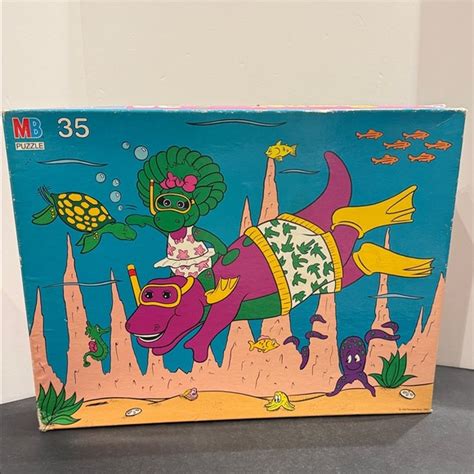 Milton Bradley Toys Vintage Barney Under Sea Beach Milton Bradley