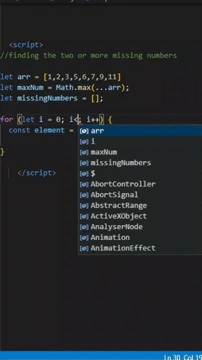 Javascript Array Find Two Or More Missing Numbers Javascript Youtube