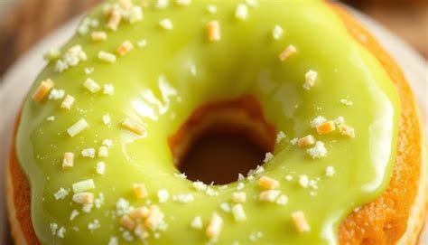A Donut With A Hole In The Middle And The Hole In The Center Premium Ai Generated Image