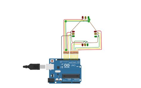 Circuit Design Circuit Design Traffic Light 2a Tinkercad