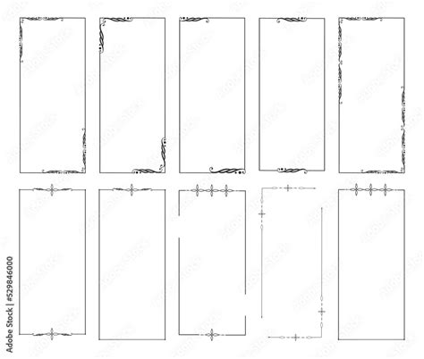 frame border ornament calligraphic text divider border separator