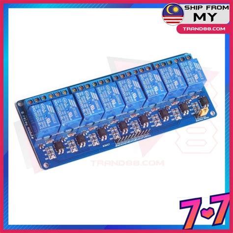 Arduino IoT Channel Way Opto Isolator V Relay Module Lazada