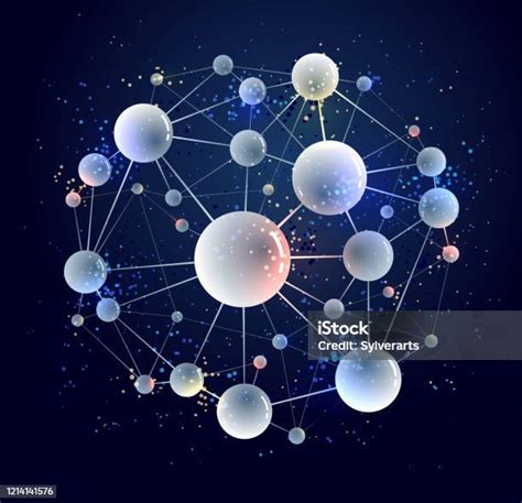벡터 분자 과학 화학 및 물리학 테마 벡터 추상 배경 마이크로 및 나노 과학 및 기술 테마 원자 및 현미경 입자 0명에 대한 스톡 벡터 아트 및 기타 이미지 Istock