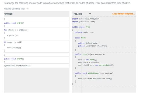 Solved Rearrange The Following Lines Of Code To Produce A