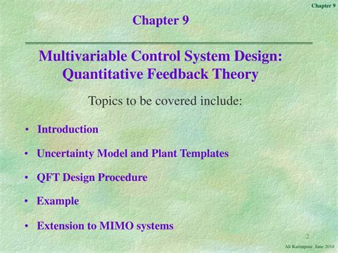ppt multivariable control systems powerpoint presentation free