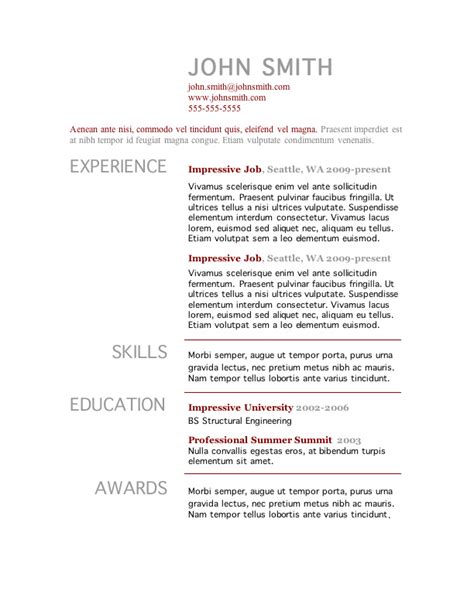 American Resume Template Resume For You American Resume Template Resume For You