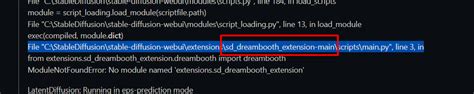 Error When Trying To Install Initialize Dreambooth Issue D Ahazard Sd Dreambooth