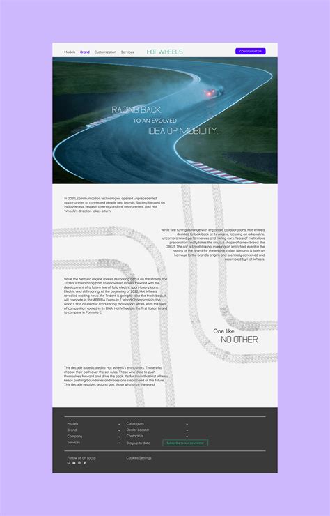 Project Automobile Web Design Behance