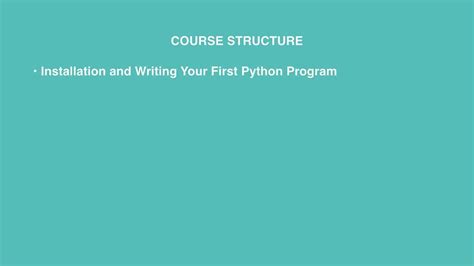 Online Course Programming With Python Hands On Introduction For