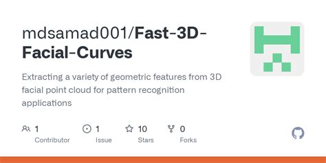 github mdsamad001 fast 3d facial curves extracting a variety of